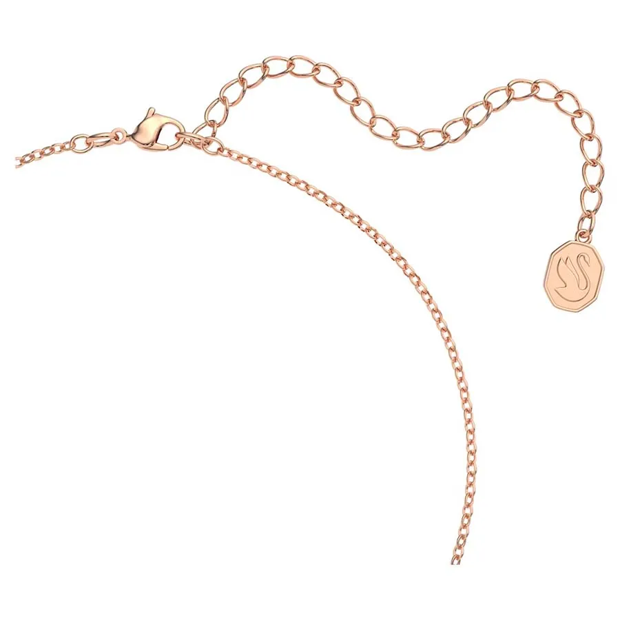 Mua Set Dây Chuyền Và Khuyên Tai Swarovski Millenia Octagon Cut, Pink ...