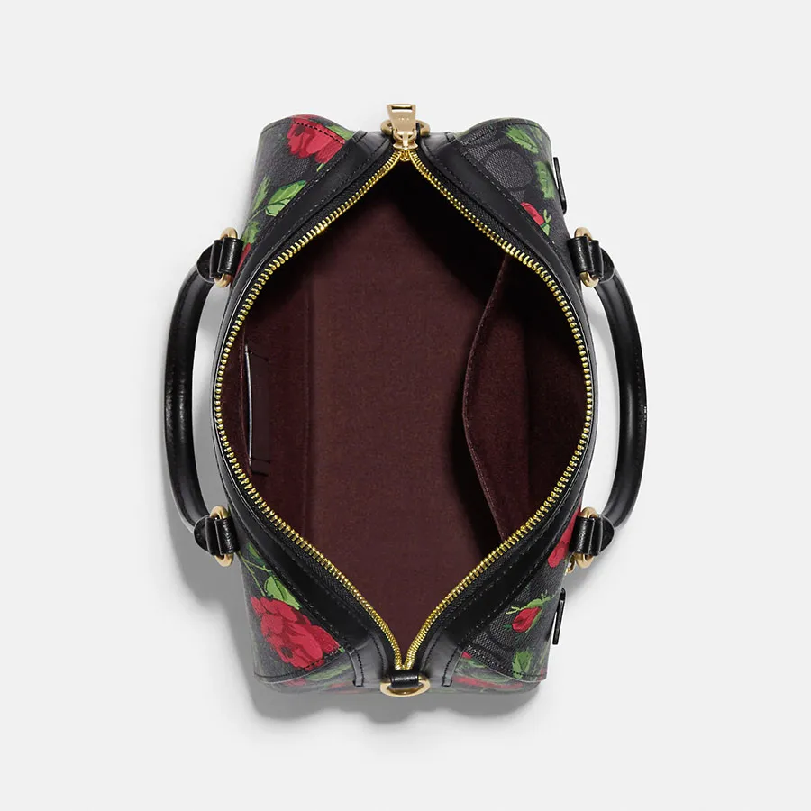 Mua Túi Trống Coach Rowan Satchel In Signature Canvas With Fairytale ...