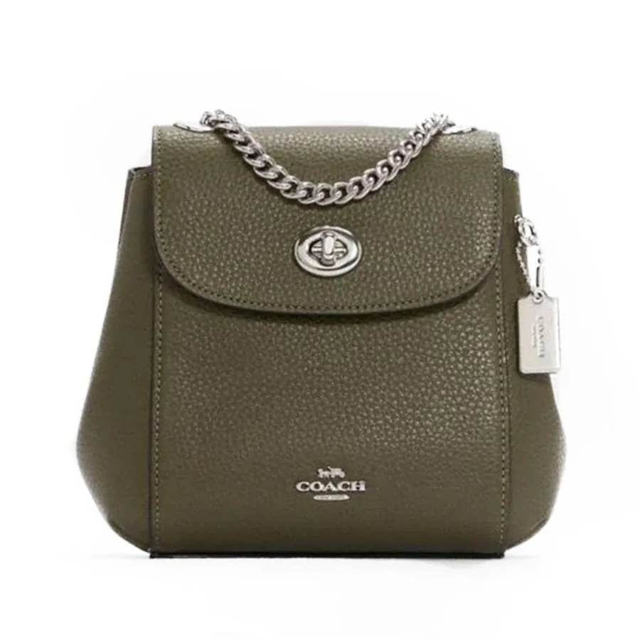 Balo Coach Convertible Mini Backpack Màu Xanh Olive | Vua Hàng Hiệu
