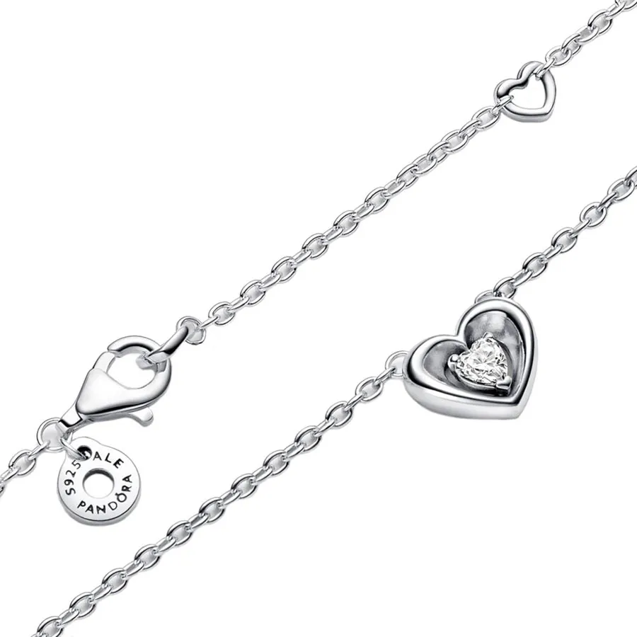 Mua Dây Chuyền Pandora Moments 925 Sterling Zilveren Heart Ketting ...