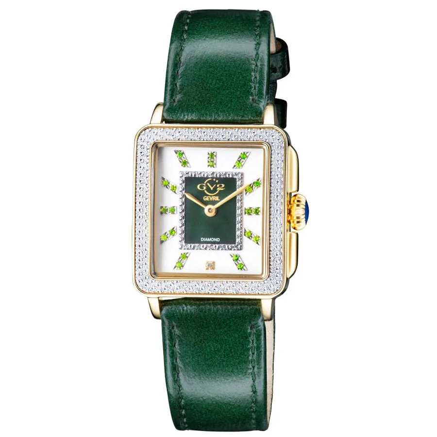 Đồng Hồ Nữ Gevril GV2 Padova Gemstone Women's Watch Màu Xanh Green ...