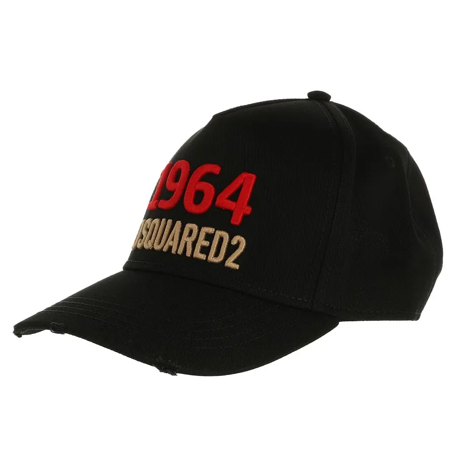 Mũ Dsquared2 Iconic Baseball Cap 1964 Màu Đen | Vua Hàng Hiệu