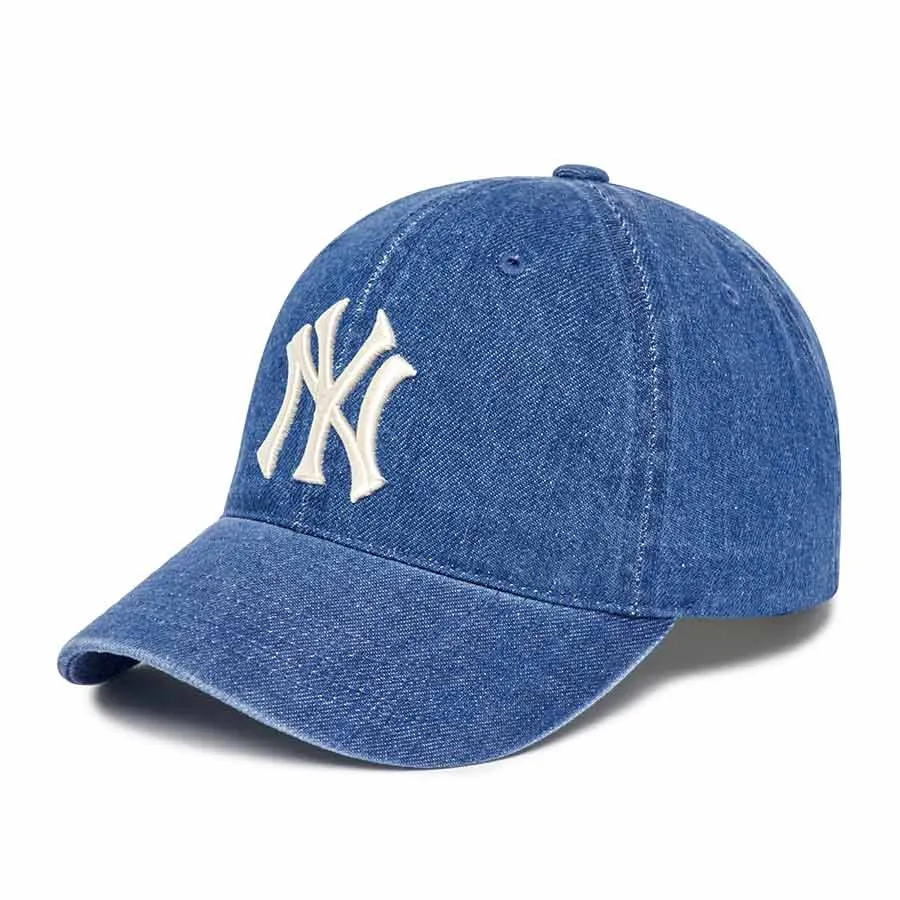 Mũ MLB Denim New York Yankees 3ACPD013N-50INS Màu Xanh Đậm | Vua Hàng Hiệu