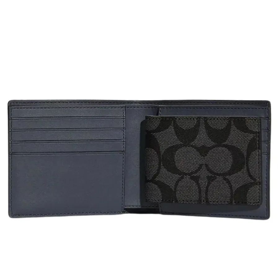 Mua Set Ví Coach Nam 3 In 1 Wallet In Colorblock Signature Canvas With ...