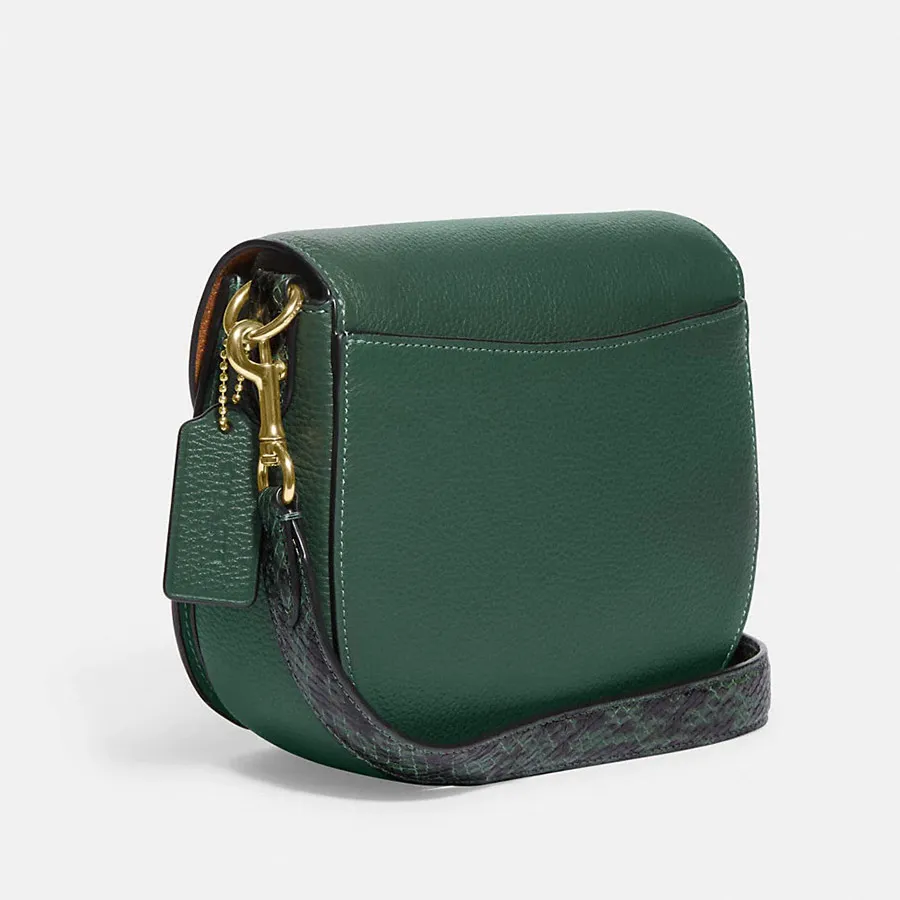 Mua Túi Đeo Chéo Coach Morgan Saddle Bag CE566 Màu Xanh Lá - Coach ...