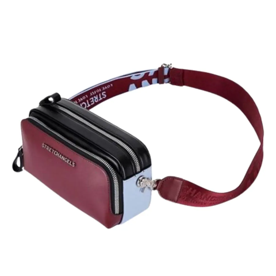 Túi Đeo Chéo Stretch Angels Panini Color Block Bag Mix Màu Đỏ Mận | Đặt ...