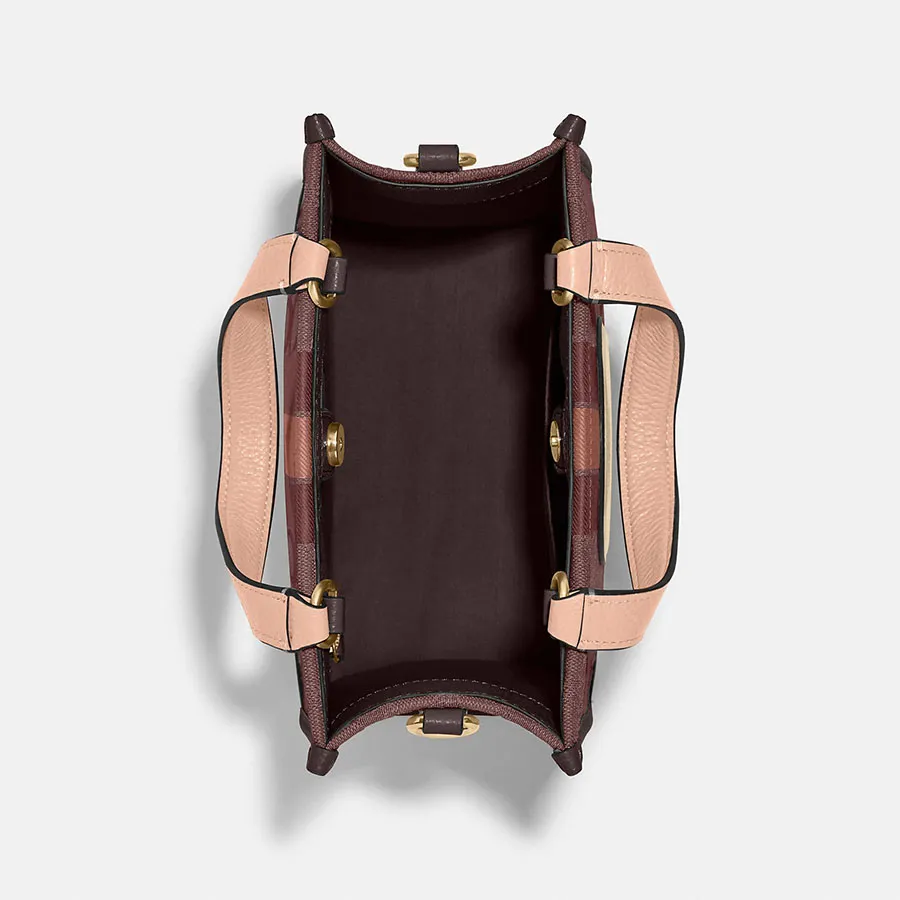 Mua Túi Tote Coach Dempsey 22 In Signature Jacquard Whit Stripe And ...