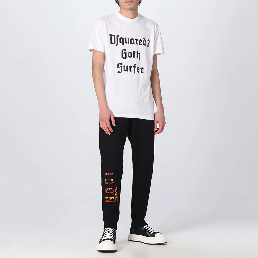Mua Áo Phông Dsquared2 Logo 'Dsquared2 Goth Surfer' Printed S74GD1085 ...
