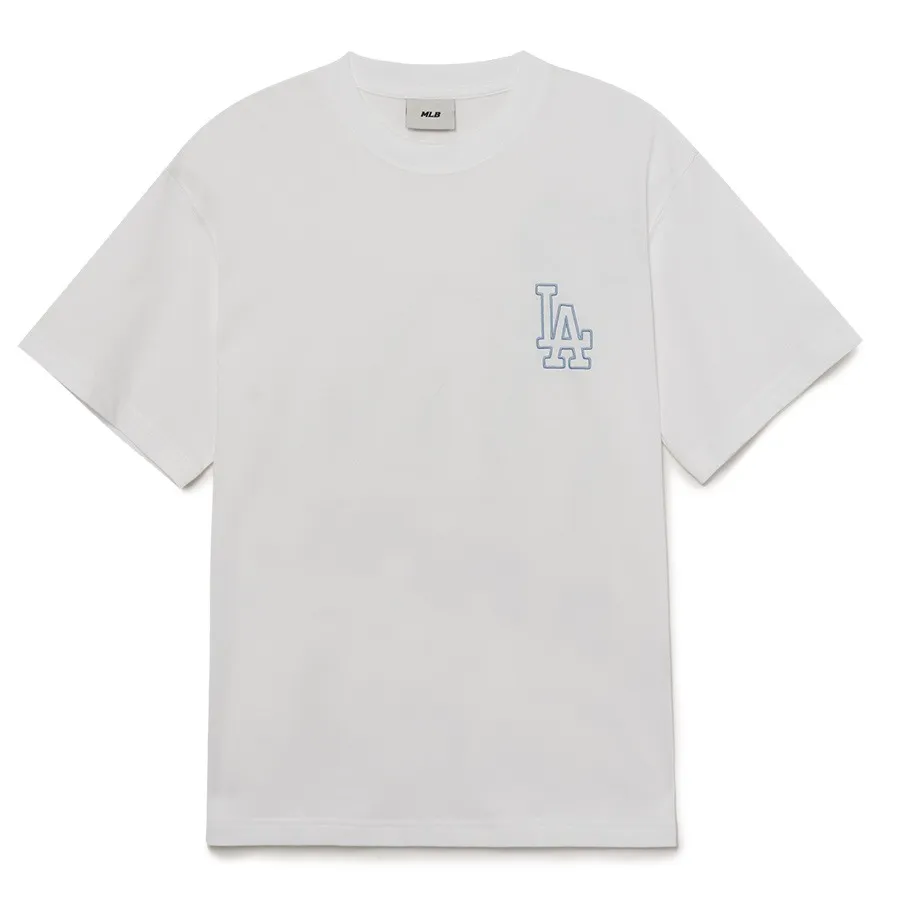 Áo Phông MLB Basic Mega Logo Overfit LA Dodgers Tshirt 3ATSB0433-07WHS ...