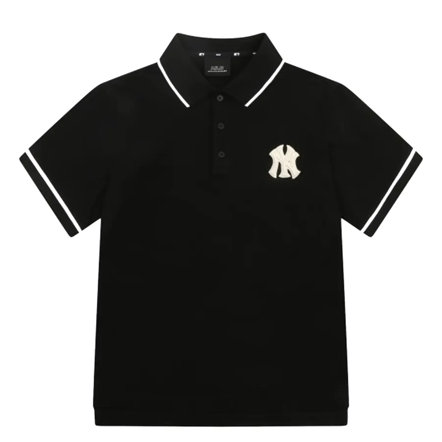 Áo Polo MLB Logo Basic Over Fit Pique New York 31TSQ2131-50L Màu Đen ...
