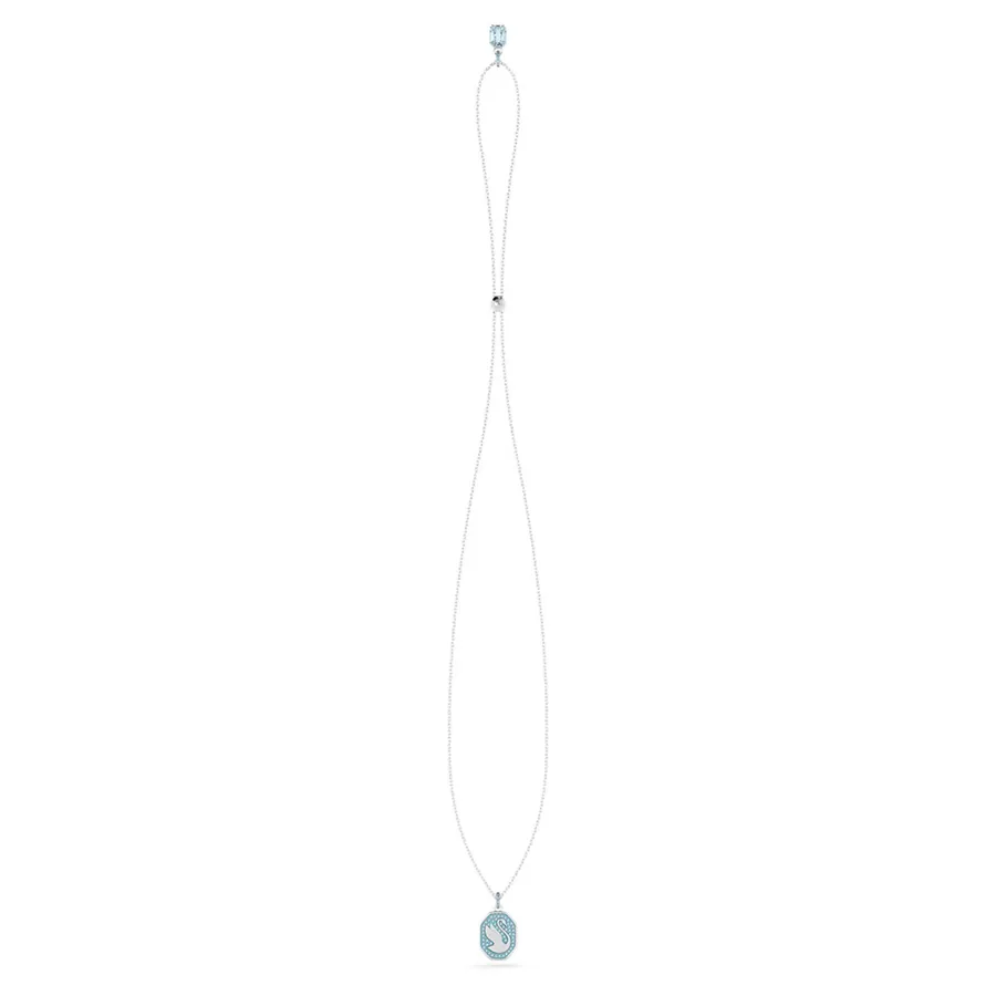 Mua Dây Chuyền Swarovski Signum Pendant Swan, Long, Blue, Rhodium ...