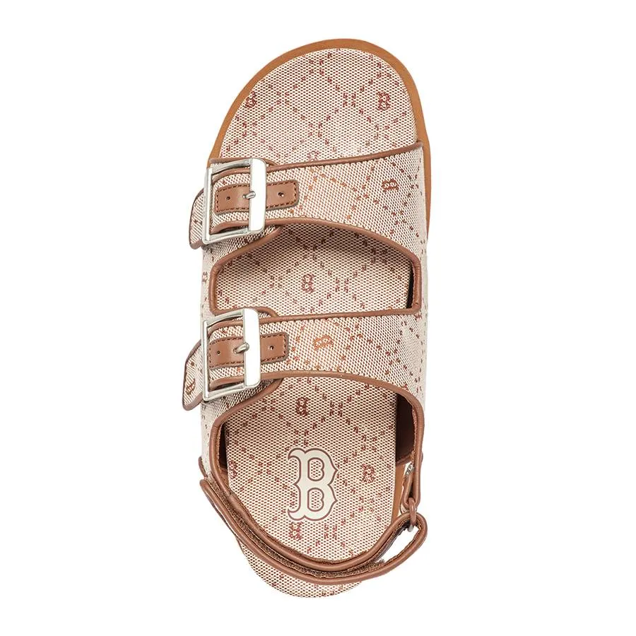 Mua Dép Sandal MLB Sandal Jacquard Diamond Monogram Boston Red Sox ...