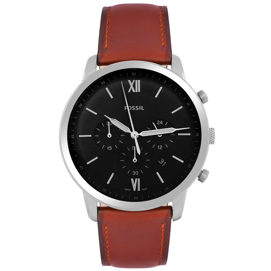 Đồng Hồ Nam Fossil Neutra Chrono FS5512 Màu Đen Nâu | Vua Hàng Hiệu