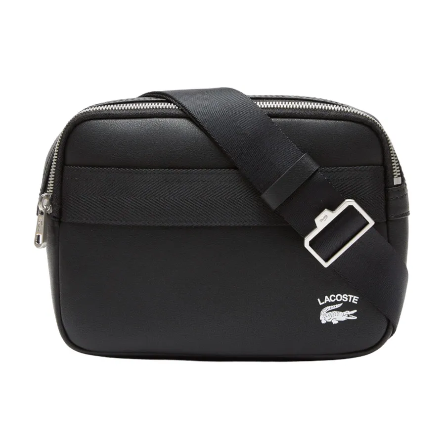 Túi Đeo Chéo Lacoste Men's Contrast Edge Reporter Bag Màu Đen | Vua ...