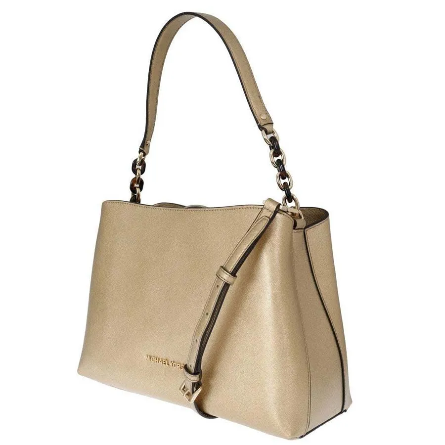 Mua Túi Đeo Chéo Michael Kors MK Sofia Portia Large East West Satchel Crossbody Gold Màu Vàng ...