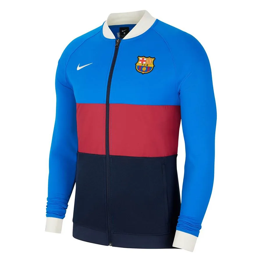Áo Khoác Nam Nike Men's Soccer FC Barcelona FCB Anthem Full Zip Track ...