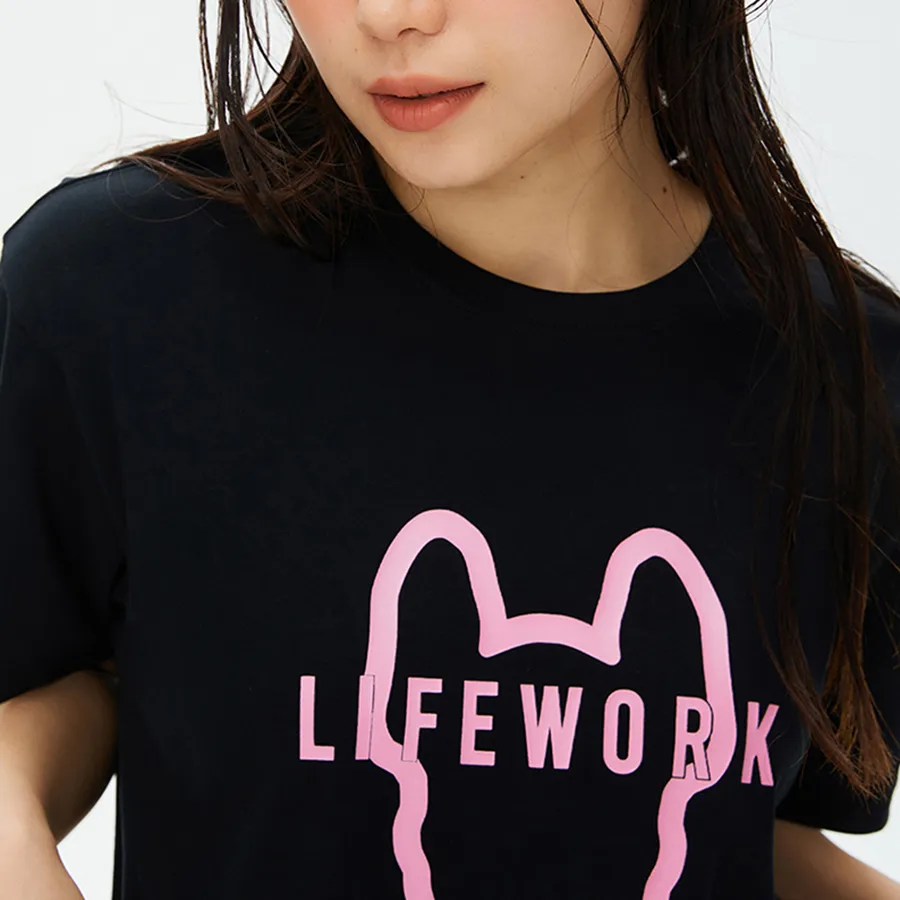 Mua Áo Phông Nữ LifeWork Tshirt LW235TS793 Màu Đen Size S - LifeWork ...