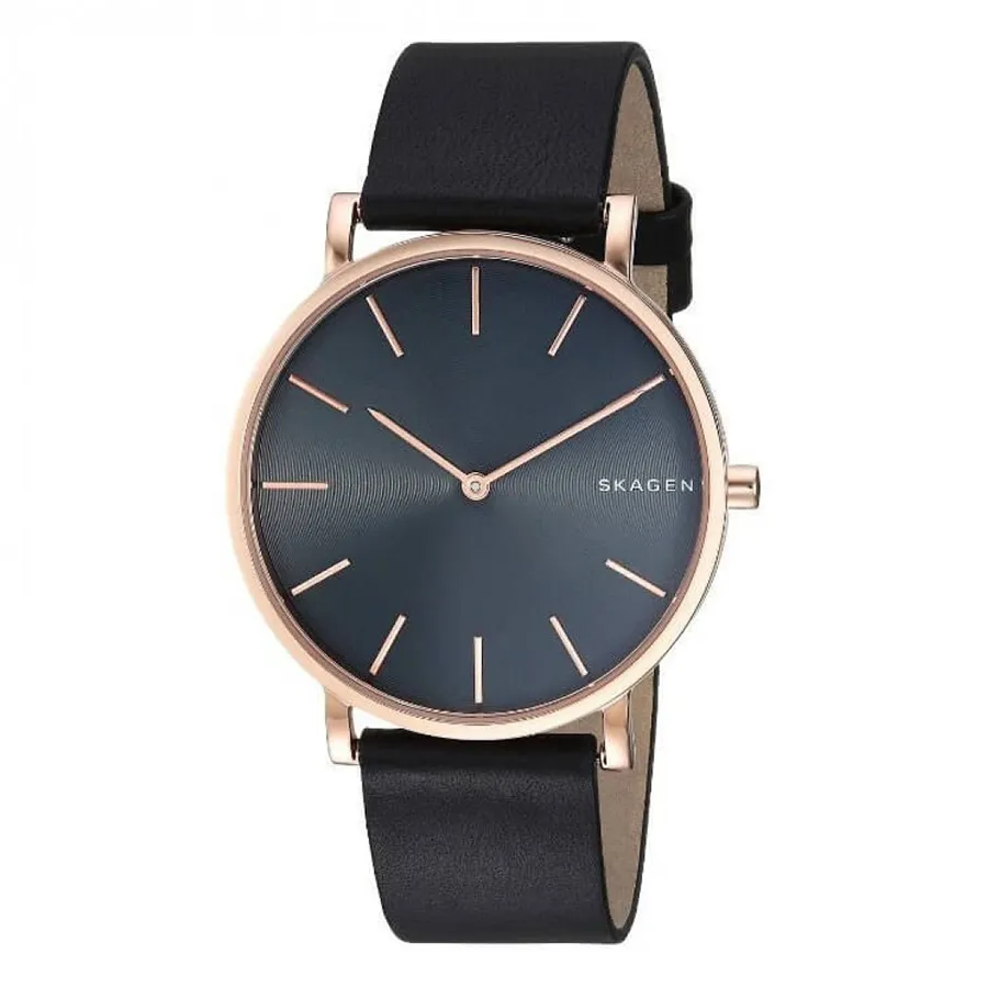 Đồng Hồ Nam Skagen Hagen Leather Watch SKW6447 Màu Đen | Vua Hàng Hiệu