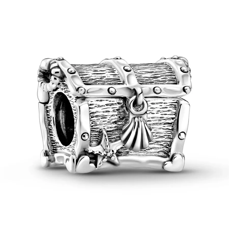 Hạt Vòng Charm Pandora Chest Of Treasure 799432C00 Màu Bạc | Vua Hàng Hiệu