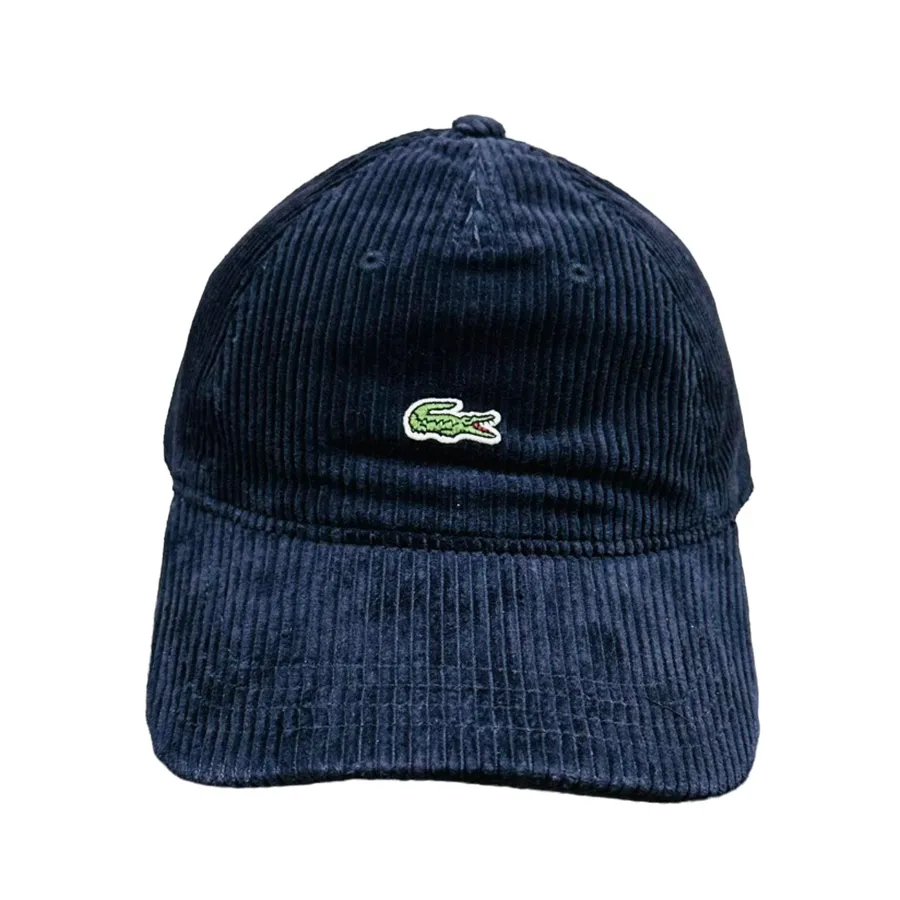 Mũ Lacoste Corduroy Cap Màu Xanh Đậm | Vua Hàng Hiệu