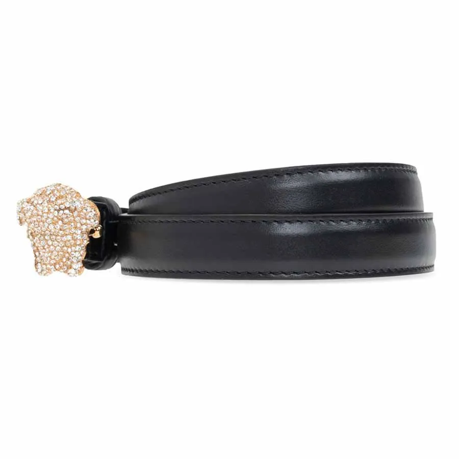 Mua Thắt Lưng Nữ Versace Belt Crystal Medusa DCDI145-1A01051-1B00V Màu ...