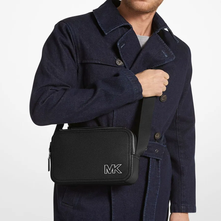 Mua Túi Đeo Chéo Nam Michael Kors MK Cooper Pebbled Leather Crossbody ...