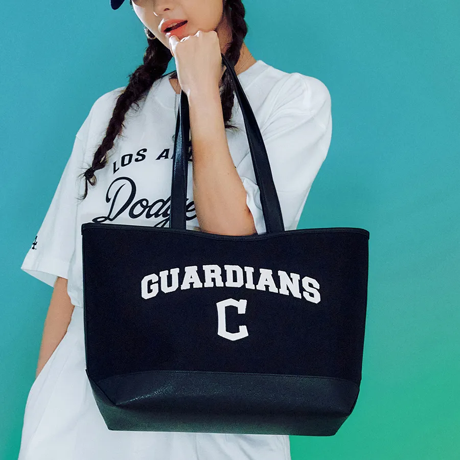 Mua Túi Tote MLB Varsity Basic Canvas Cleveland Indians 3AORL103N-45BKS ...