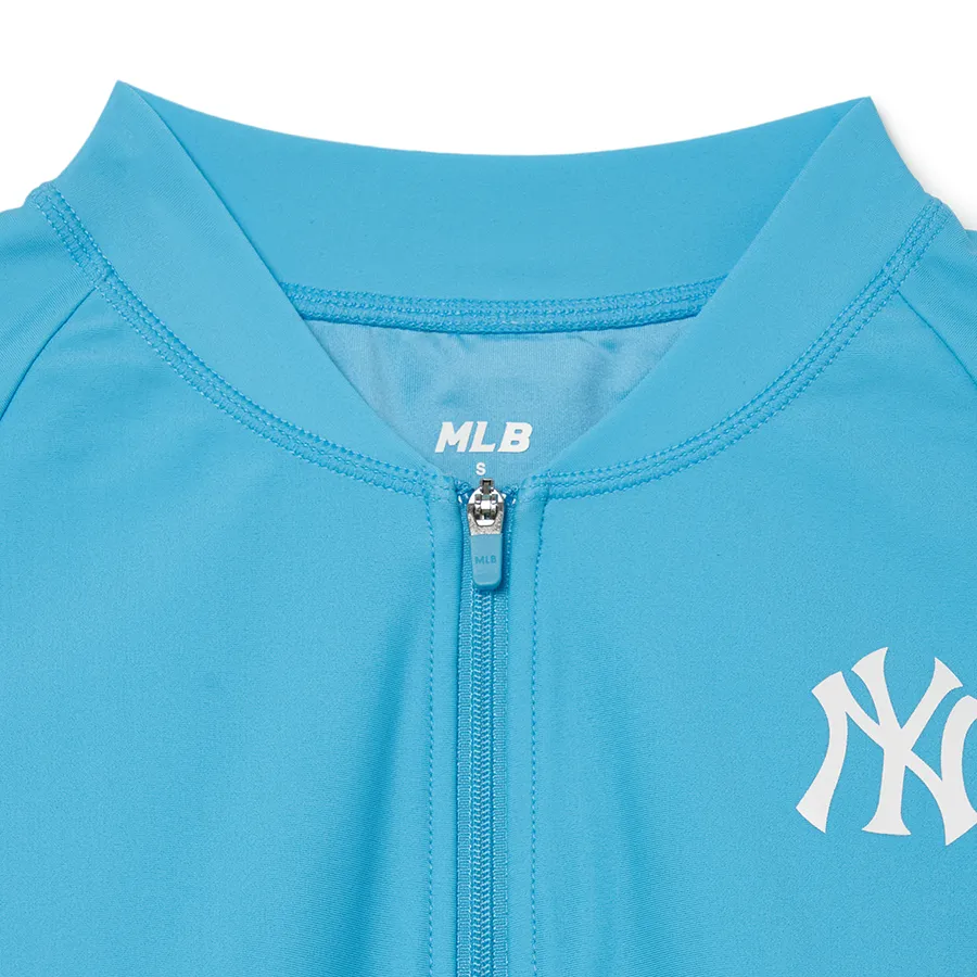 Order Áo Bơi Nữ MLB Basic Crop Zip-up Rash Guard New York Yankees ...