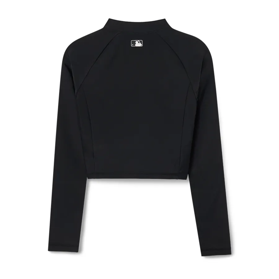 Order Áo Bơi Nữ MLB Basic Crop Zip-up Rash Guard New York Yankees ...