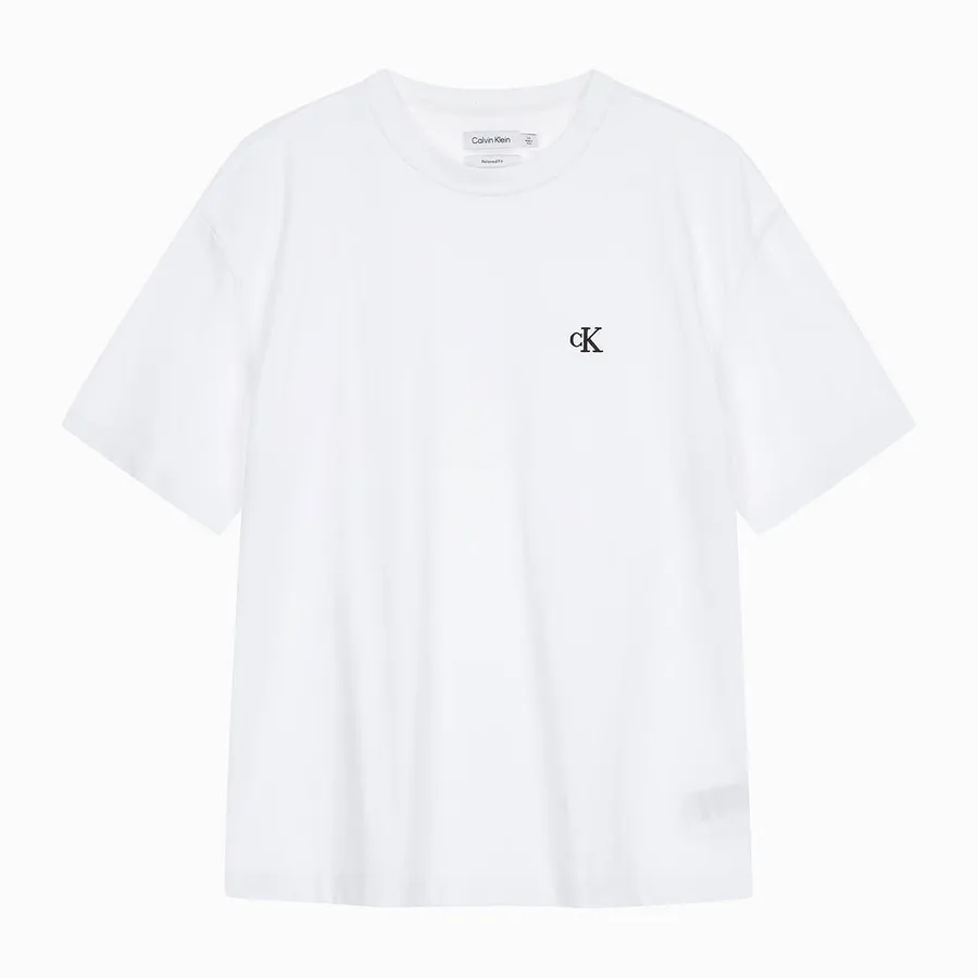 Áo Phông Nam Calvin Klein CK Logo Crew Neck T-Shirt 40HM229 Màu Trắng ...