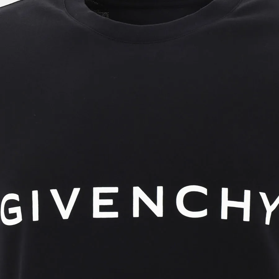Mua Áo Phông Nam Givenchy Black Archetype Logo Printed Tshirt ...