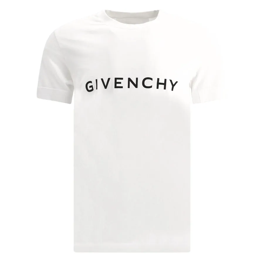 Áo Phông Nam Givenchy White Archetype Logo Printed Tshirt BM716G3YAC100 ...
