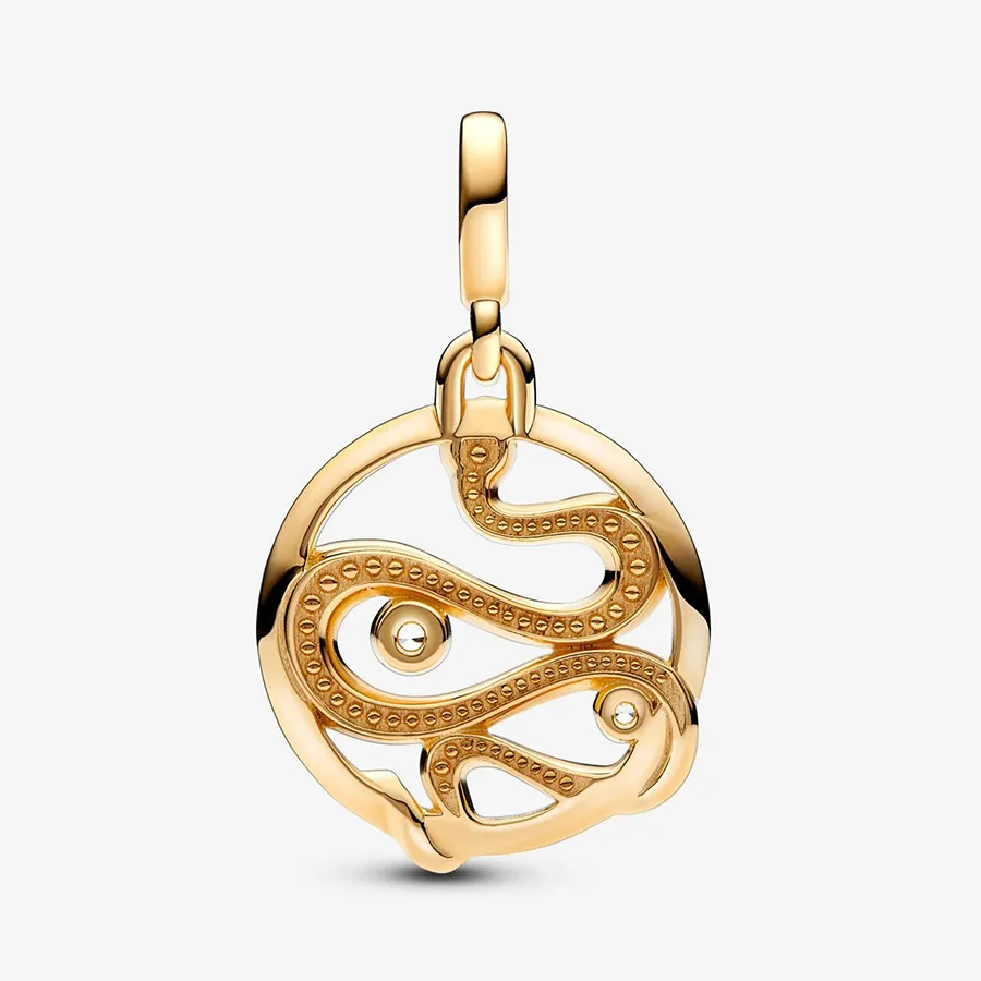 Mua Hạt Vòng Charm Pandora ME Pavé Snake Medallion 762301C01 Màu Vàng ...