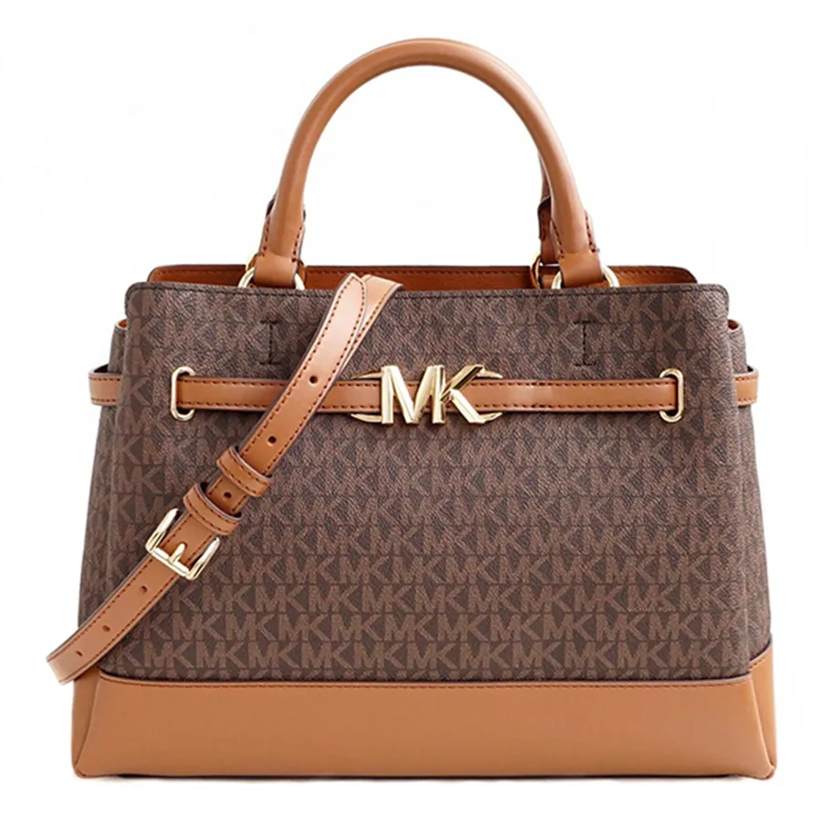 Túi Xách Tay Nữ Michael Kors MK Reed Large Logo Belted Satchel ...