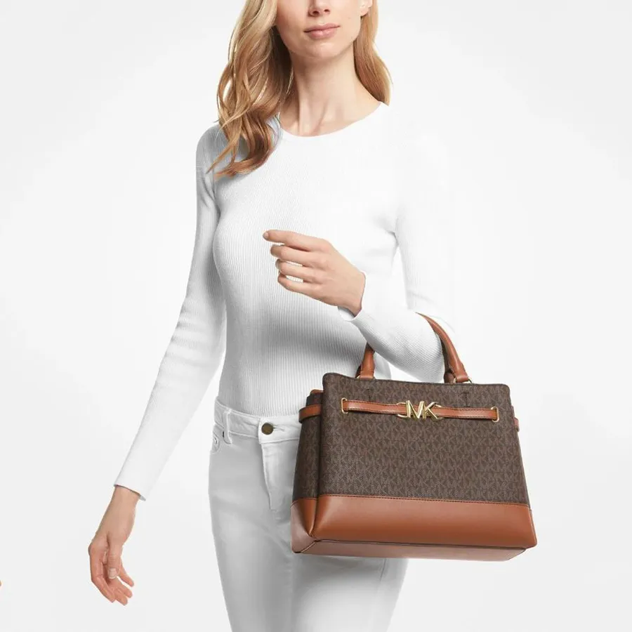 Mua Túi Xách Tay Nữ Michael Kors MK Reed Large Logo Belted Satchel ...