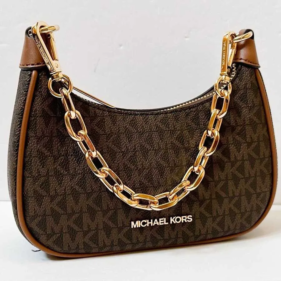 Mua Túi Đeo Vai Nữ Michael Kors MK Zip Mini Cora Crossbody Leather ...
