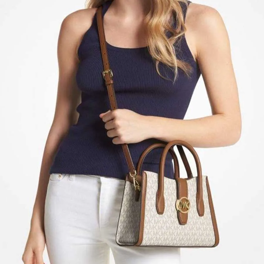 Mua Túi Xách Nữ Michael Kors MK Natural Gabby Logo Satchel 35S3G5GS5B ...