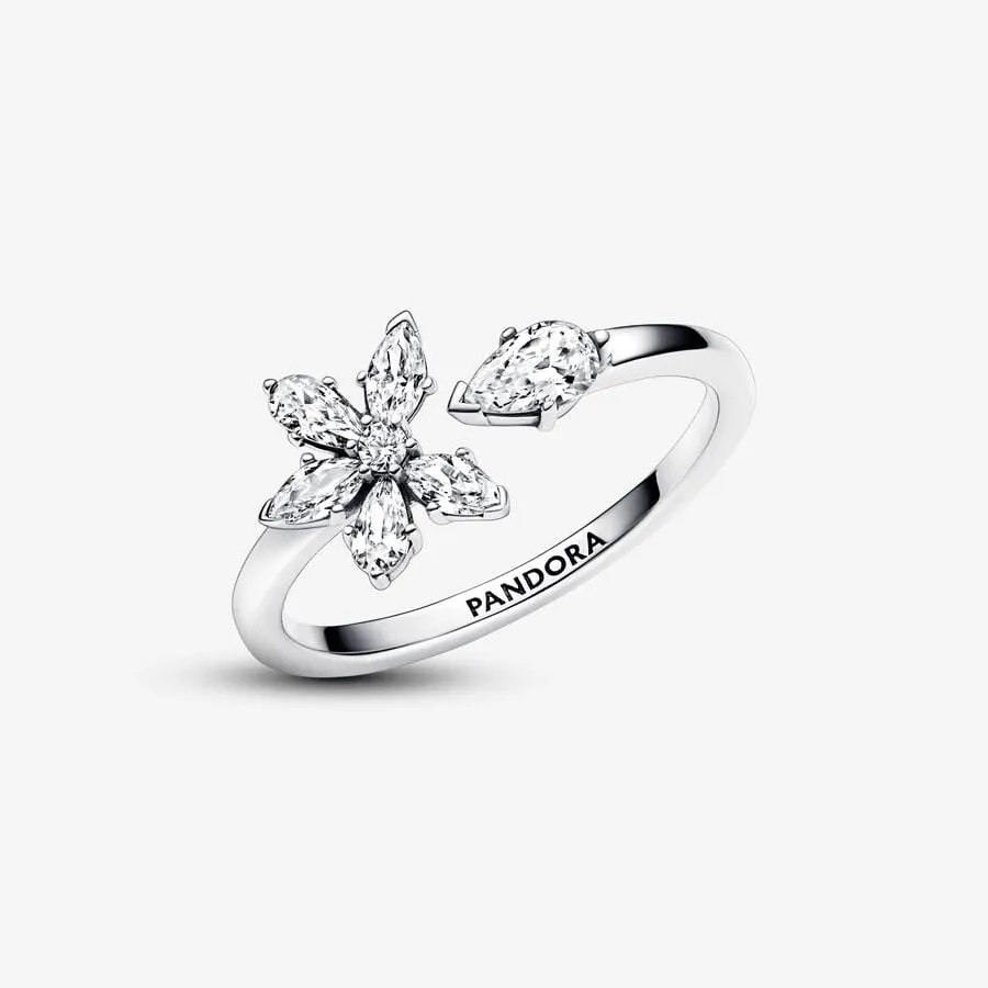 Mua Nhẫn Nữ Pandora Sparkling Herbarium Cluster Open Ring 192611C01 Màu ...