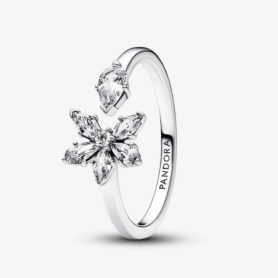 Mua Nhẫn Nữ Pandora Sparkling Herbarium Cluster Open Ring 192611C01 Màu ...