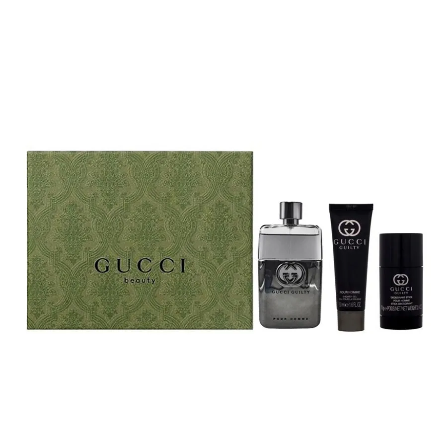 Set Nước Hoa Nam Gucci Guilty Pour Homme 3 Món (EDT 90ml + Deostick ...
