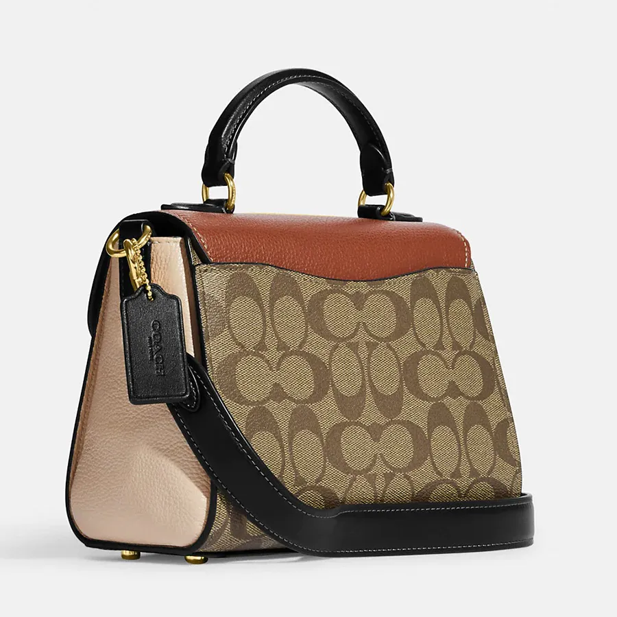 Mua Túi Đeo Chéo Nữ Coach Morgan Top Handle Satchel In Colorblock CE569 ...