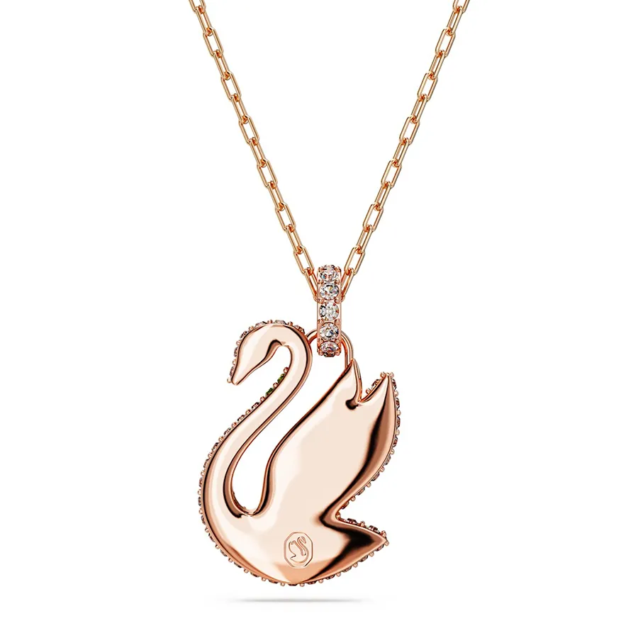 Mua Dây Chuyền Nữ Swarovski Iconic Swan Pendant Swan, Green, Rose Gold ...