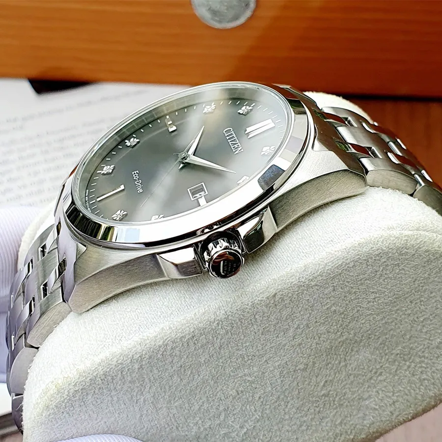 Mua Đồng Hồ Nam Citizen Eco-Drive Corso Diamond BM7100-59H Màu Xám Bạc ...