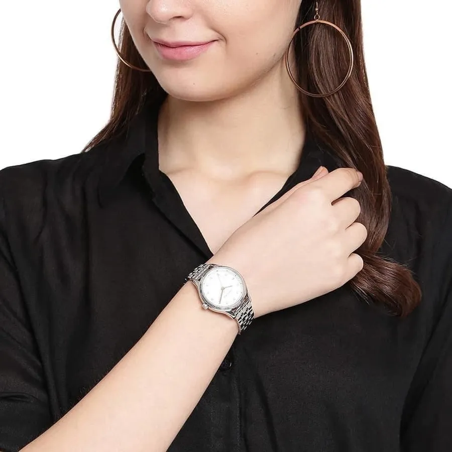 Mua Đồng Hồ Nữ Michael Kors MK Lexington Three-Hand Stainless Steel ...