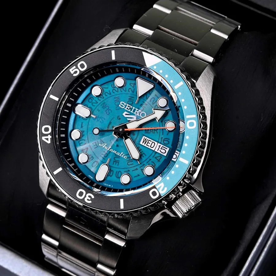 Order Đồng Hồ Seiko 5 Sports Automatic Teal Dial Men's Watch SRPJ45K1 ...