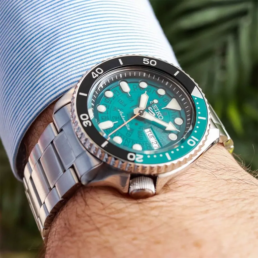 Order Đồng Hồ Seiko 5 Sports Automatic Teal Dial Men's Watch SRPJ45K1 ...
