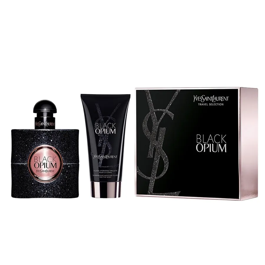 Set Nước Hoa Nữ Yves Saint Laurent YSL Black Opium Gift Set 2 Món (EDP 50ml + Body Lotion 50ml ...
