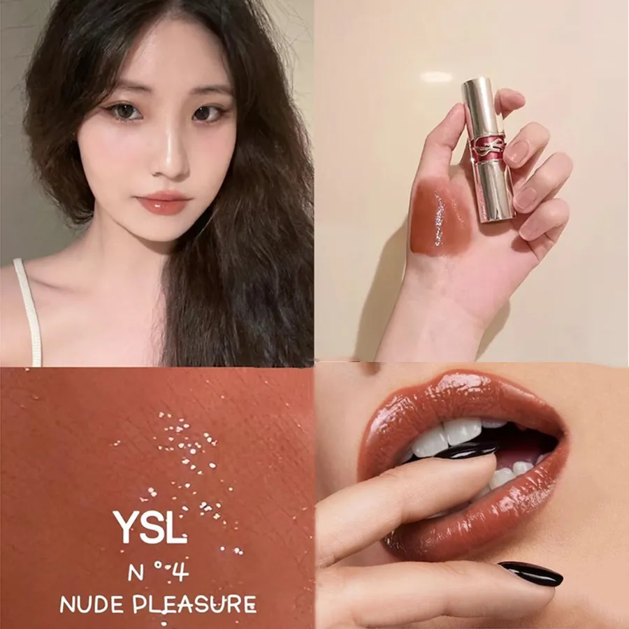Mua Son Dưỡng Yves Saint Laurent YSL Rouge Volupte Candy Glaze N°4 Nude ...