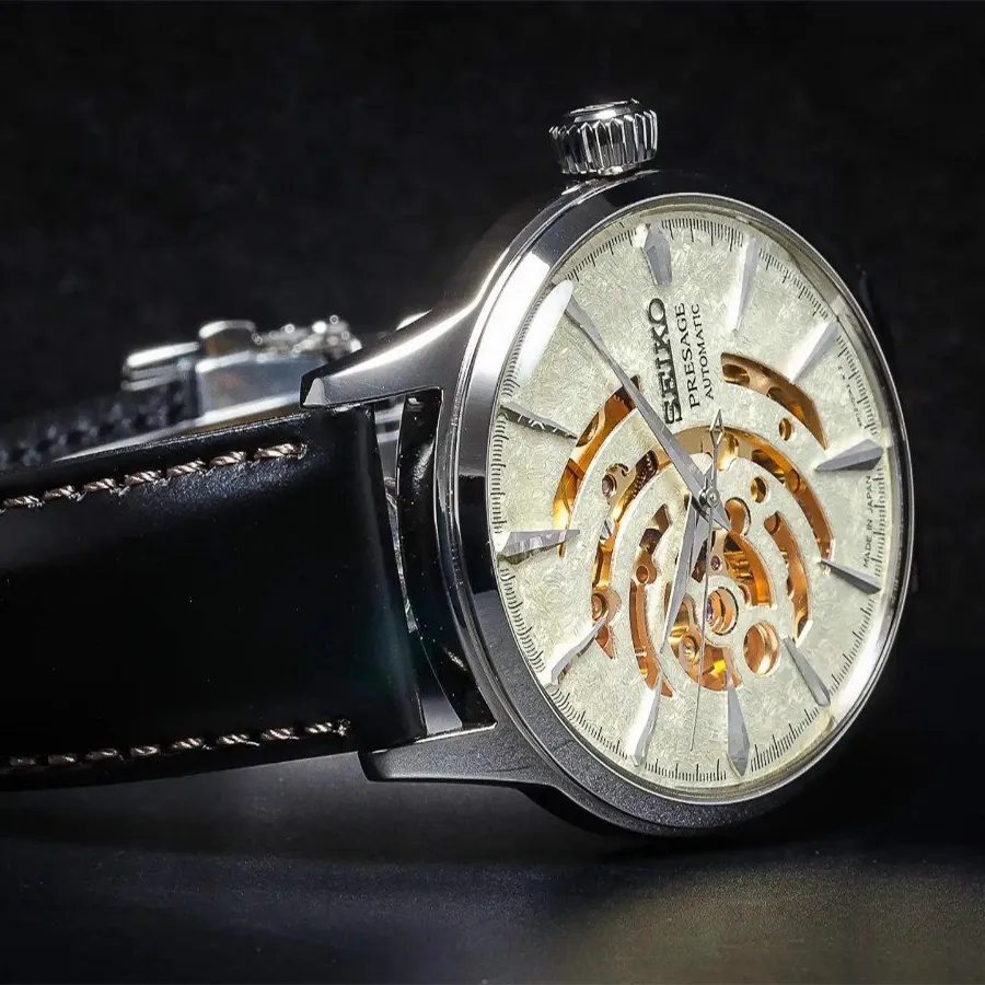 Mua Đồng Hồ Nam Seiko Automatic Presage Cocktail Skeleton Time Star Bar ...