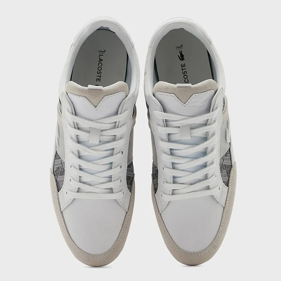 Mua Giày Thể Thao Nam Lacoste Chaymon JQ 123 Màu Trắng Xám Size 43 ...